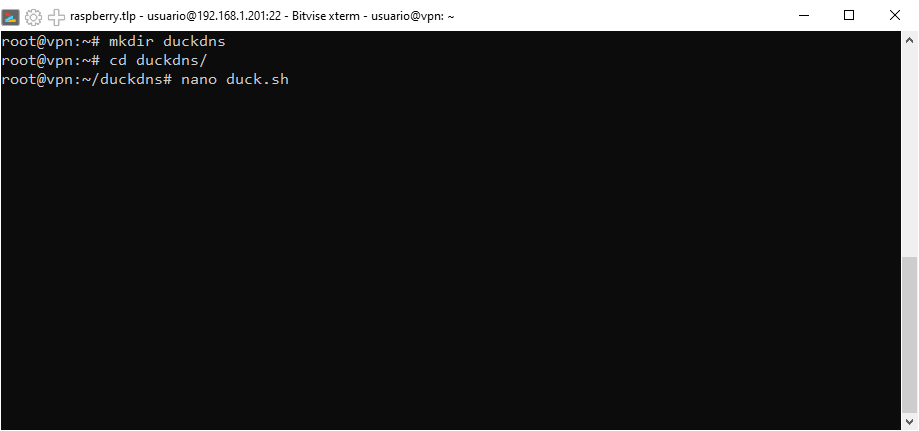 Dominio gratis DuckDNS